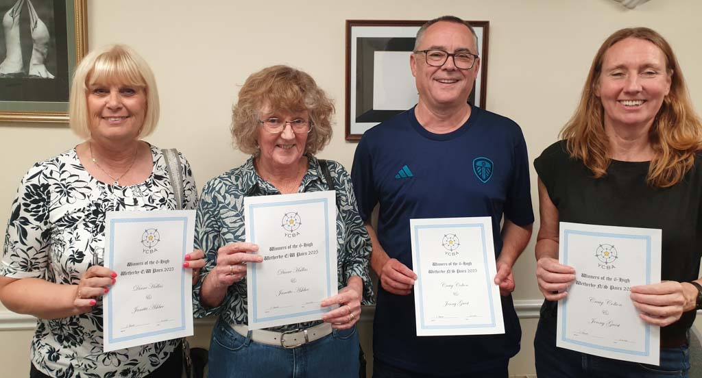 Wetherby 6-High Pairs - Yorkshire Contract Bridge Association