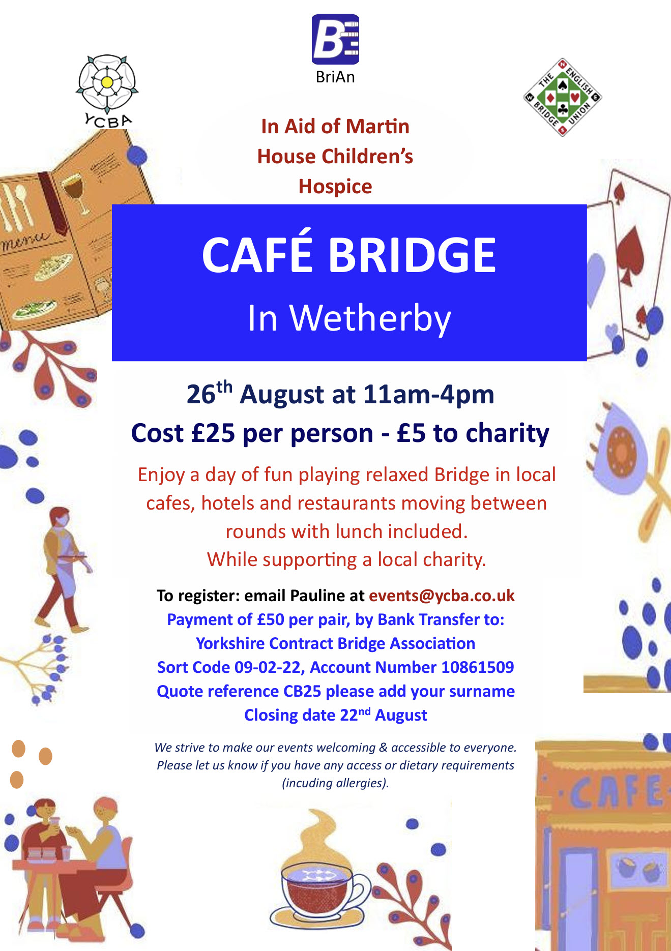 Cafe Bridge comes to Yorkshire - Yorkshire Contract Bridge Association